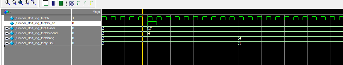 连续减算法的8位除法器设计verilog代码quartus仿真verilog除法器 Csdn博客eoi 0871