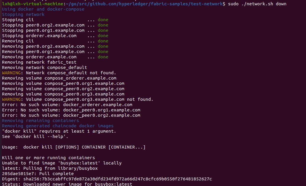 fabric 环境快速搭建--Ubuntu20.04系统下使用fabric官方脚本搭建_hyperleader fabric 环境搭建2024 ...
