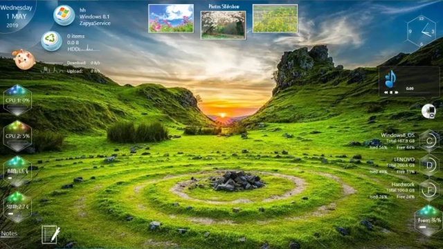 雨滴桌面时间插件_桌面美化：Rainmeter-CSDN博客