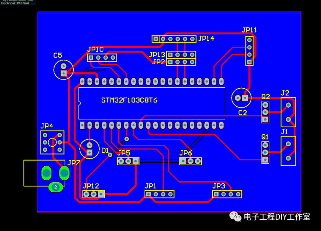 基于stm32的汽车酒精检测汽车防撞报警系统（实物图源程序原理图pcb参考论文）stm32单片机车载酒精电路原理图和pcb板 Csdn博客 1428