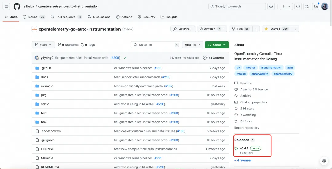 一行代码都不改，Golang 应用链路指标日志全知道！-CSDN博客