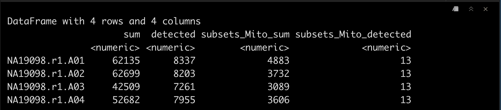Scrna Seq 吐血整理的单细胞入门教程(质控与过滤)(七) 单细胞数据cell Names是什么 Csdn博客