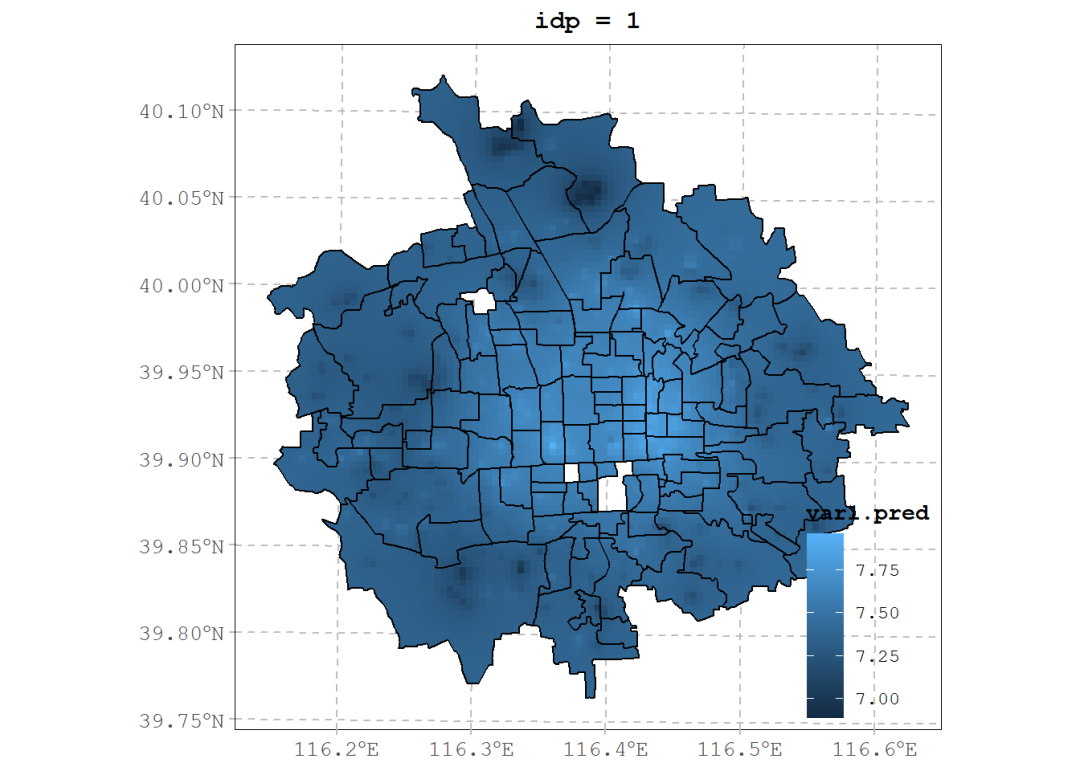 Gstat 空间插值（一）——反距离权重插值；使用ggplot2绘制地图 Csdn博客 