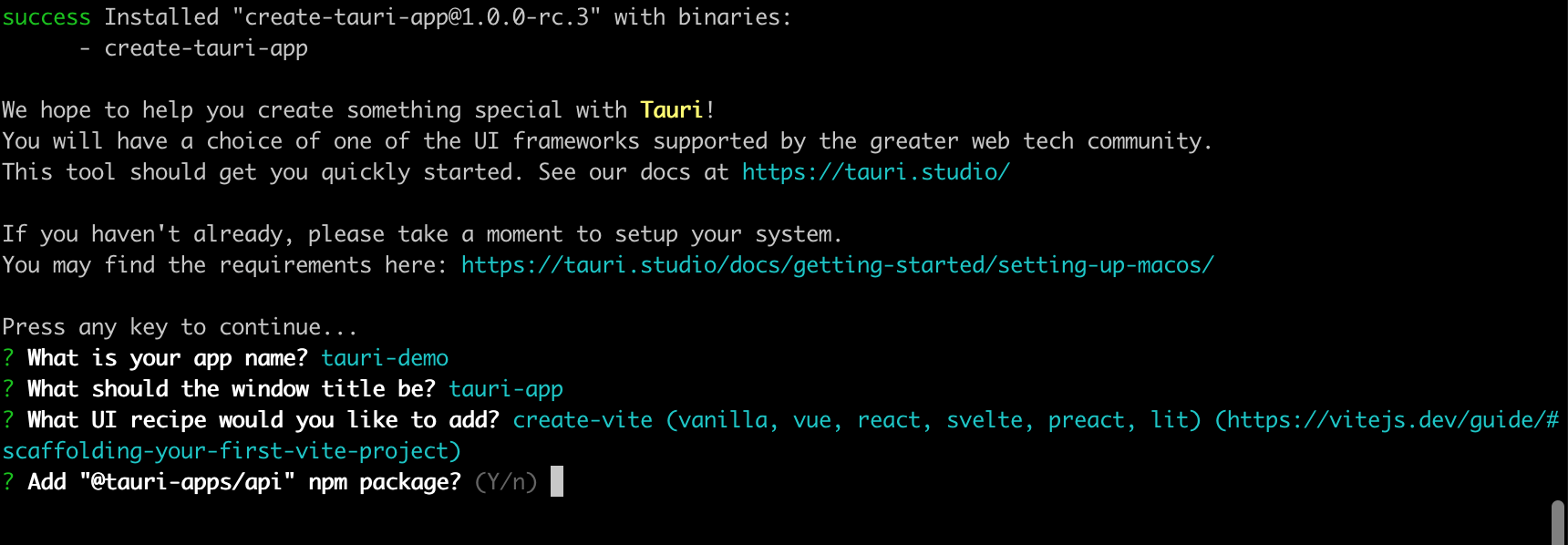 从0到1搭建Tauri开发环境_tauri 官网-CSDN博客