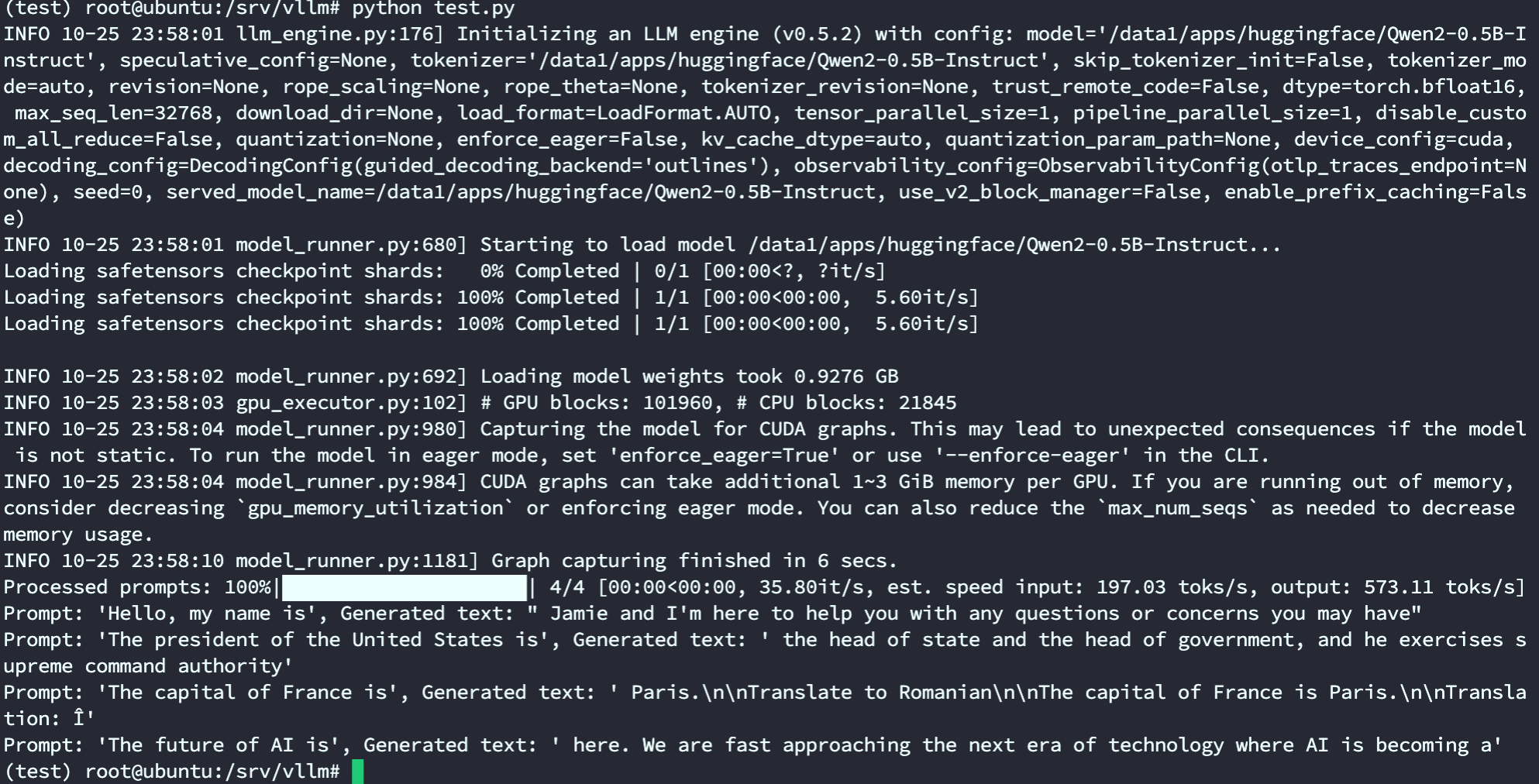 vllm 0.6.1 大模型推理加速服务安装部署和测试_vllm启动服务curl测试-CSDN博客