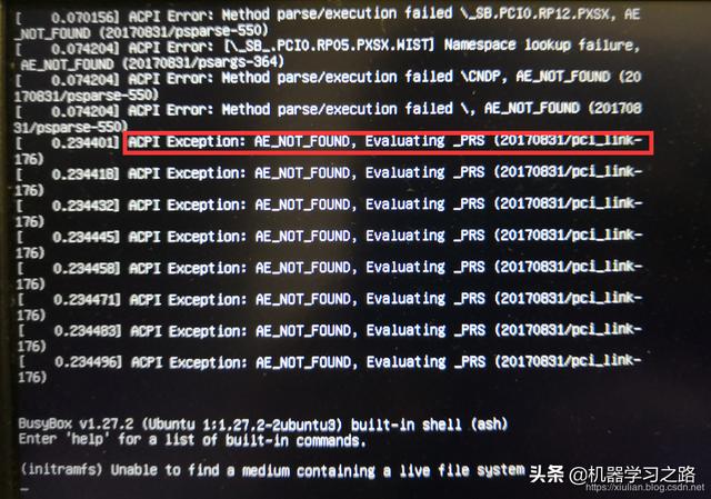 装ubuntu系统出现acpi bios error_手把手教你如何安装windo10+Ubuntu18.10双系统_weixin_40003233的博客-CSDN博客