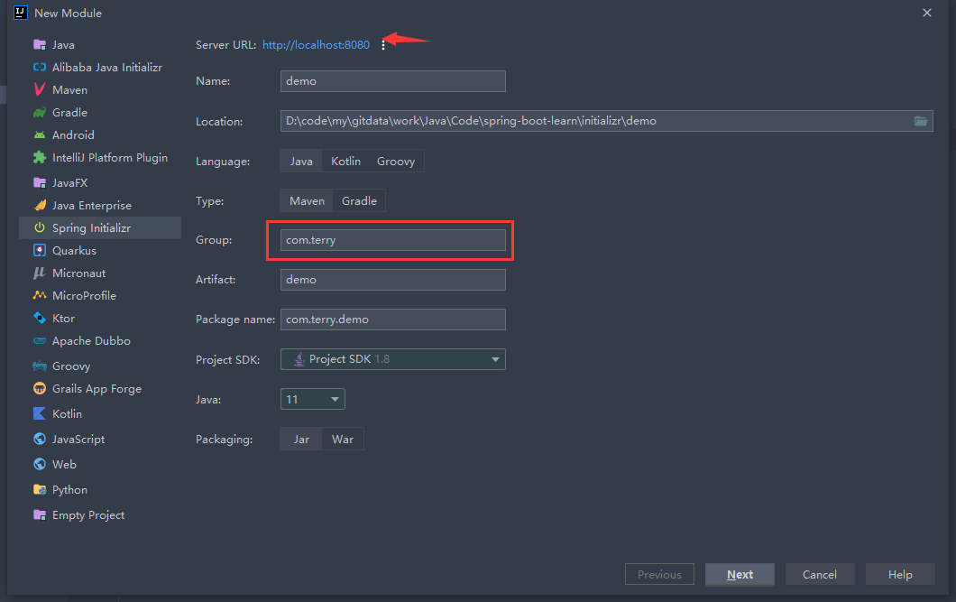 Spring Initializr私服搭建和定制化模板 Spring Initializer Server Url Csdn博客
