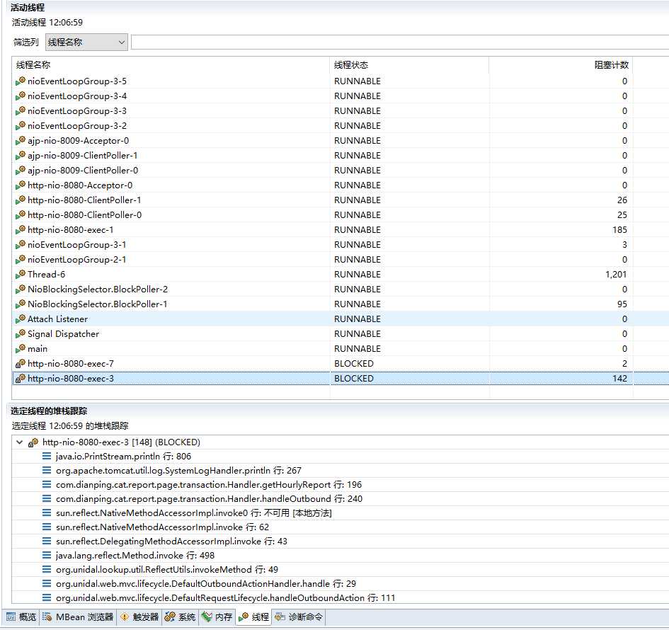 java 分析 线程堵塞 原因_用Java JMC控制台分析线程阻塞原因-CSDN博客