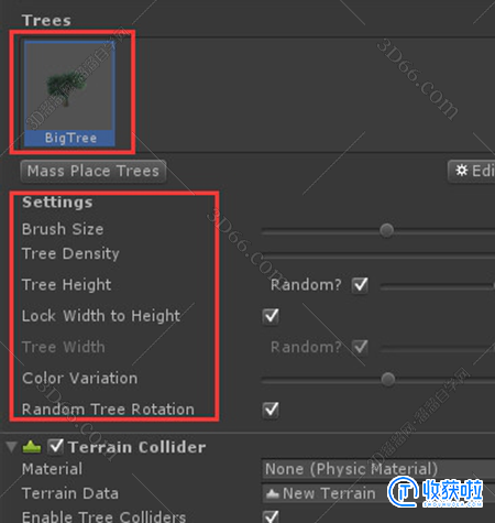 unity怎么导入系统的树_在unity3d里面如何种树？ - 收获啦-CSDN博客