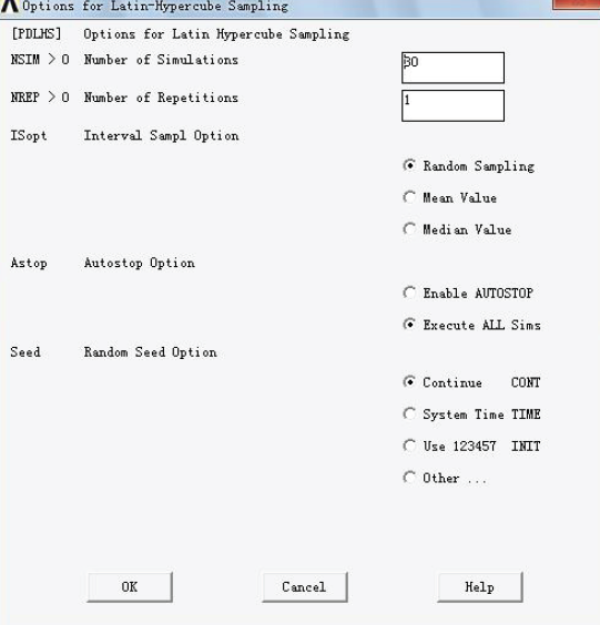 拉丁超立方试验设计_基于ANSYS 概率设计和APDL编程的结构可靠性设计分析_weixin_39988331的博客-CSDN博客
