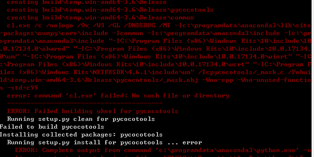 Windows下安装 pycocotools – 源码巴士