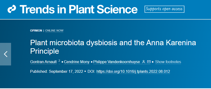 Trends in Plant Science | 植物微生物群失调与安娜-卡列尼娜原则-CSDN博客