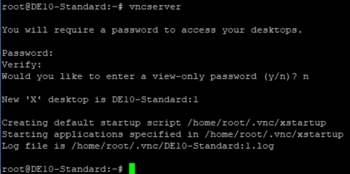 【友晶科技】巧用VNC替代显示器显示DE10-Standard开发板的Linux桌面-CSDN博客