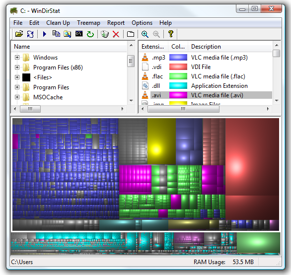 windirstat怎么用_使用WinDirStat分析和管理硬盘空间-CSDN博客