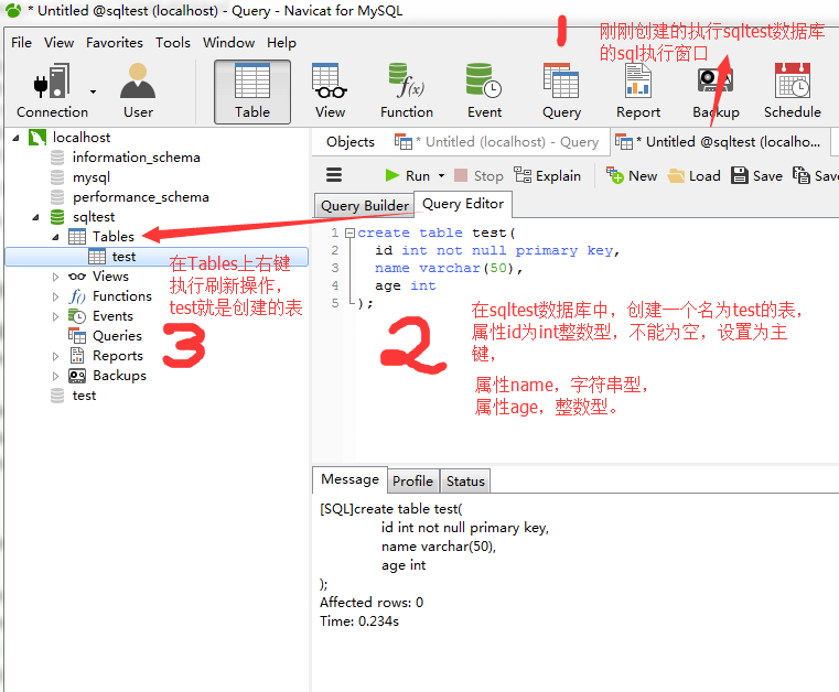 mysq数据库管理工具navicat基本使用方法_navicat 执行delete语句-CSDN博客