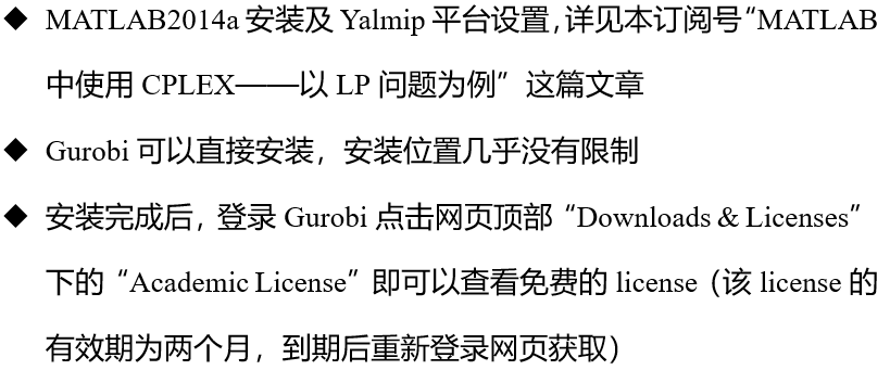gurobi 的安装方法_MATLAB中使用Gurobi——以LP为例-CSDN博客