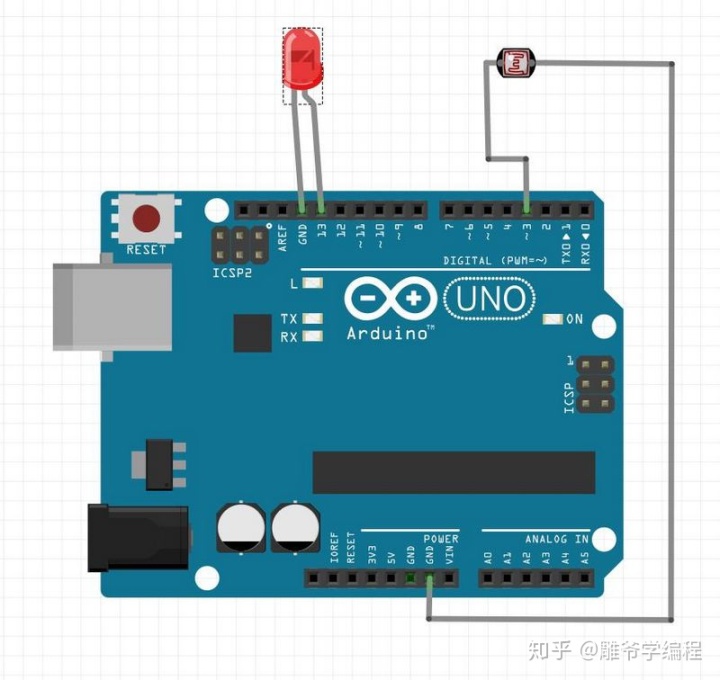 Arduino雨滴传感器原理【雕爷学编程】arduino动手做（2） 光敏电阻模块 Csdn博客