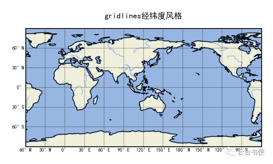 图片 映射 经纬度坐标python 空间绘图 Cartopy 经纬度添加weixin39781326的博客 Csdn博客