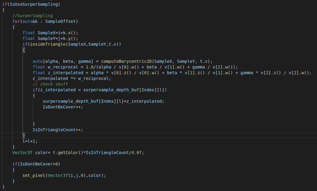 Games101作业补全--所有作业含提高项_games101大作业-CSDN博客