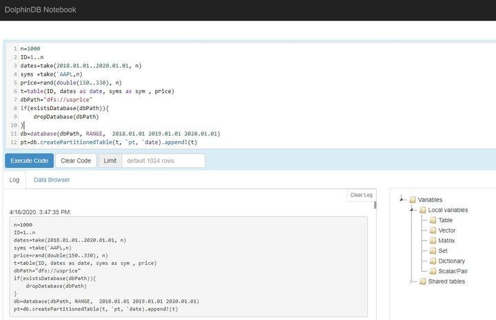 干货丨DolphinDB客户端软件教程_dolphindb教程-CSDN博客