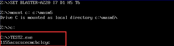 DOS汇编分支、循环编程与寄存器分析_dosbox进行循环程序设计-CSDN博客