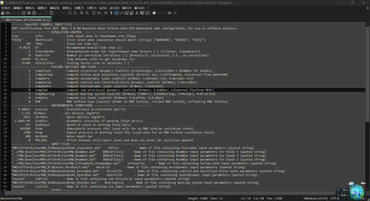 openfast学习笔记（二）主输入文件（.fst）_mhk涡轮机-CSDN博客