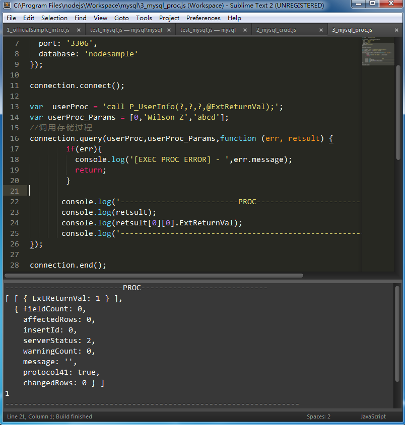 autojs调用mysql_Nodejs学习笔记（四）--- 与MySQL交互（felixge/node-mysql）_幽哥的博客-CSDN博客