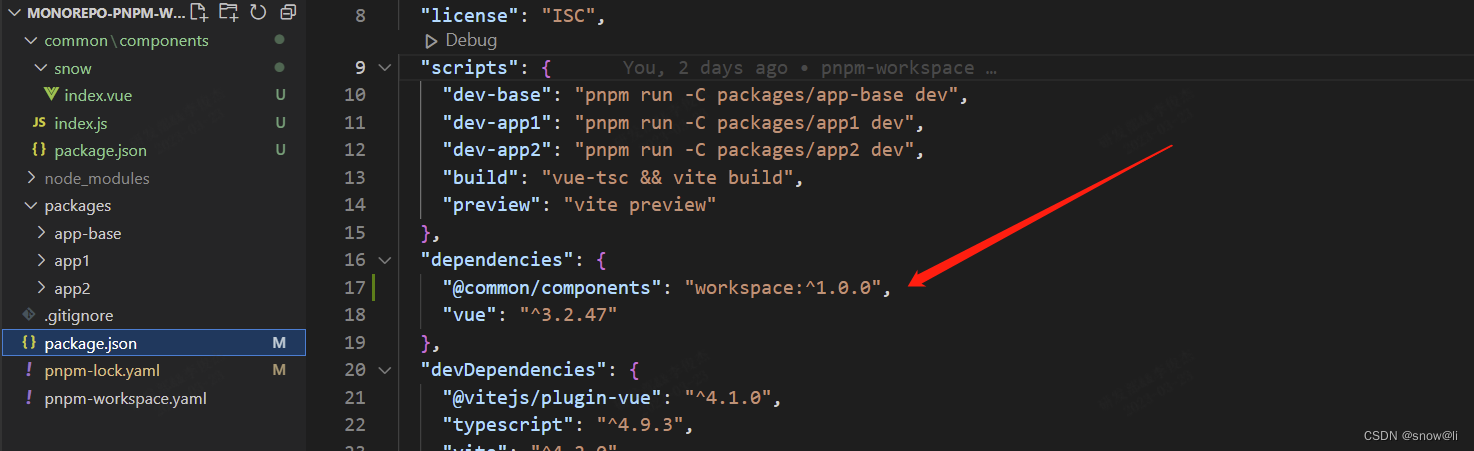 pnpm-workspace环境搭建-CSDN博客