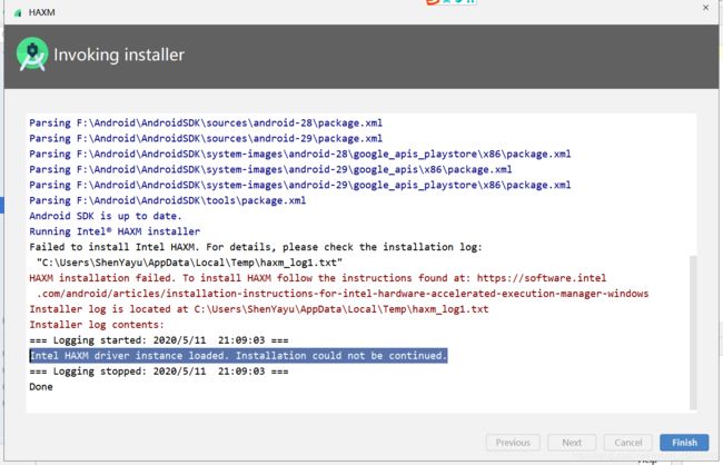 Android Studio启动模拟器出现问题：Error while waiting…… process for AVD Pixel_XL_API_29 was killed_android ...