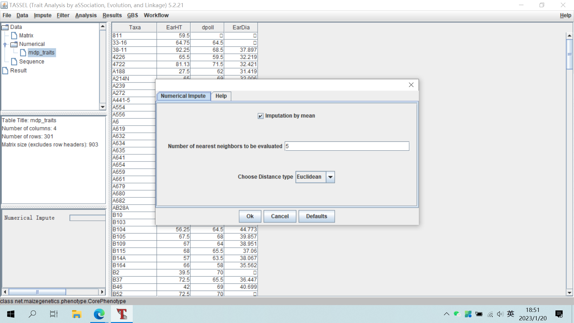 TASSEL5进行表型缺失值的估计_tassel填充表型数据-CSDN博客