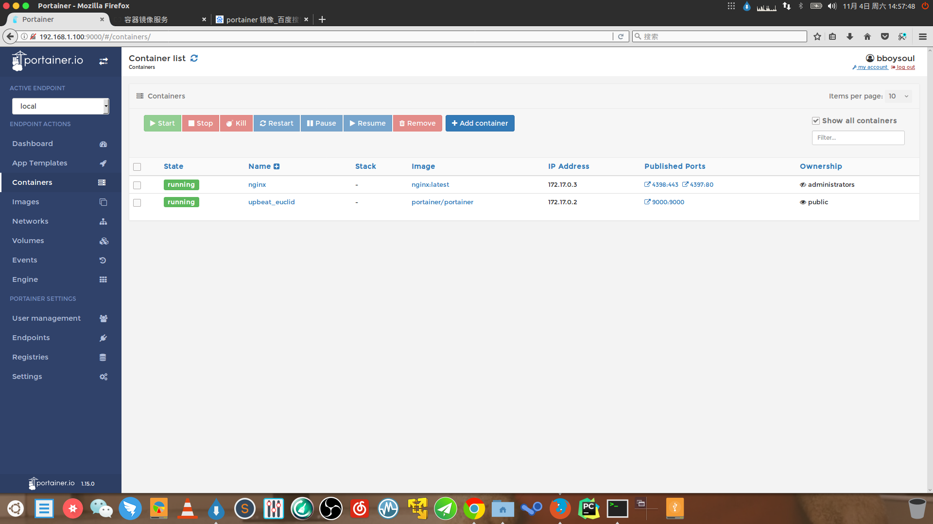 portainer MySQL_docker管理工具portainer介绍安装和使用-CSDN博客