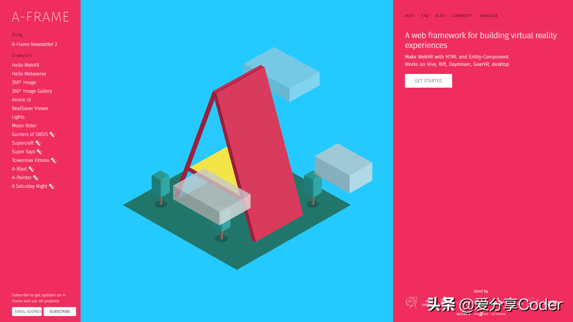11.6k stars，用于构建虚拟现实体验的web框架——aframe.js-CSDN博客