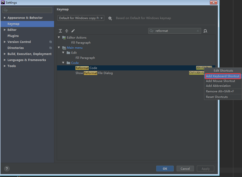 Phpstorm设置格式化代码快捷键 Phpstorm 设置格式化代码快捷键 Csdn博客