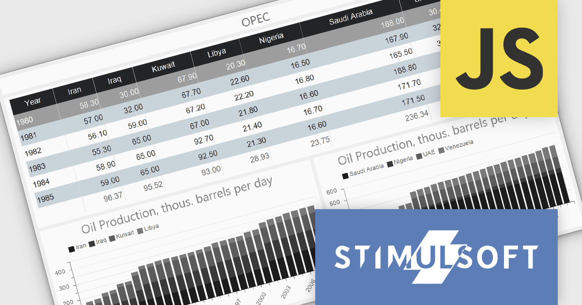 采用黑白仪表盘风格提高清晰度-Stimulsoft Dashboards.JS 2024.4.1_dashboardsetup-CSDN博客