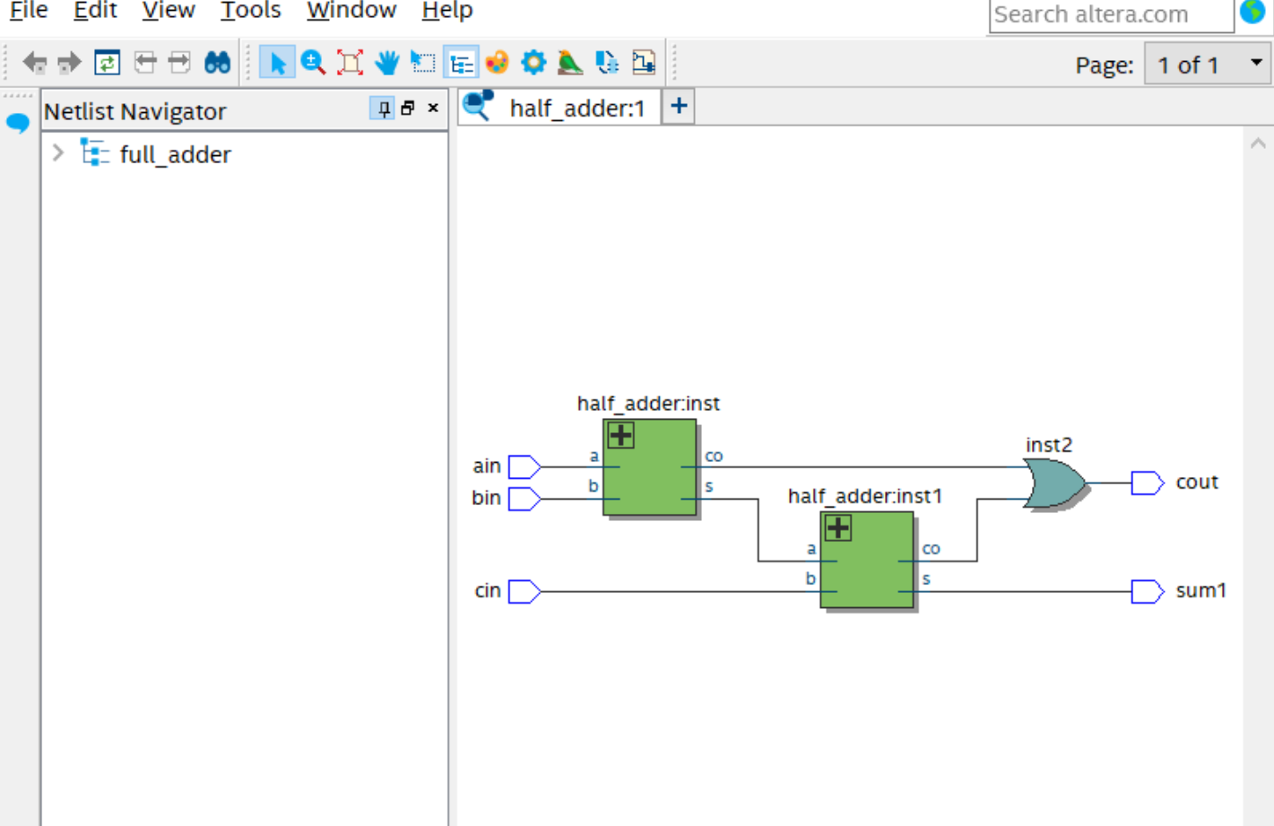 Fpga实现简单的加法器fpga加法 Csdn博客