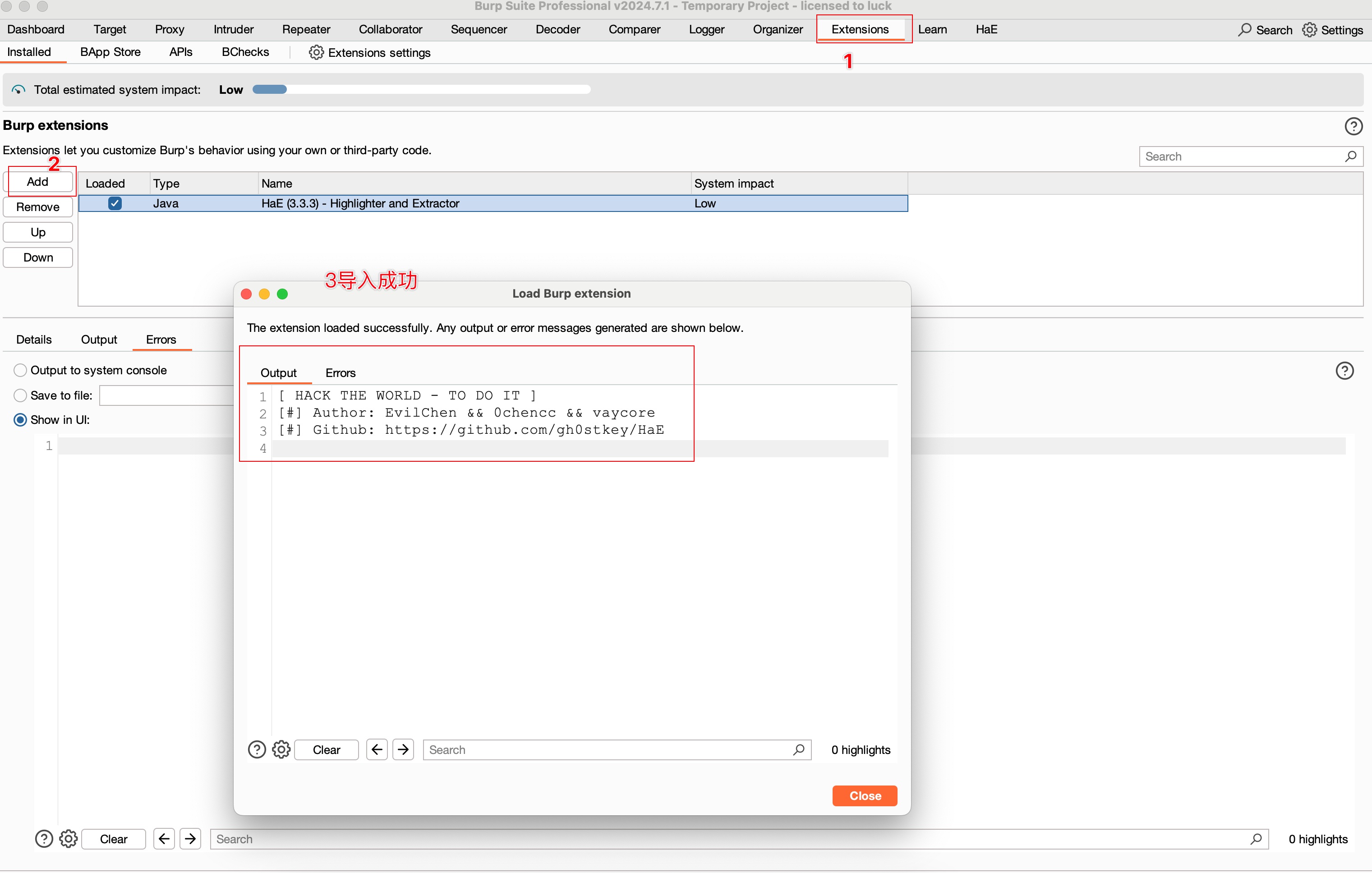 BurpSuit插件HaE - 信息高亮与提取者_burp hae-CSDN博客