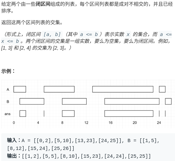 用算法优雅地求出两组区间的交集 Csdn博客