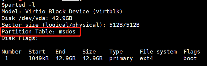 linux系统怎样查看分区是MBR还是GPT_linux如何查看支持不支持gpt-CSDN博客