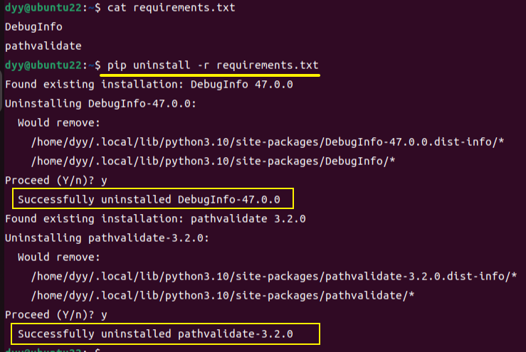 pip 常用指令 uninstall 命令用法介绍_pip uninstall-CSDN博客