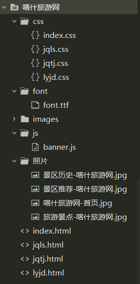 喀什旅游网页设计 html源码 4页 html+css+JavaScript_hbuilder喀什的网页-CSDN博客