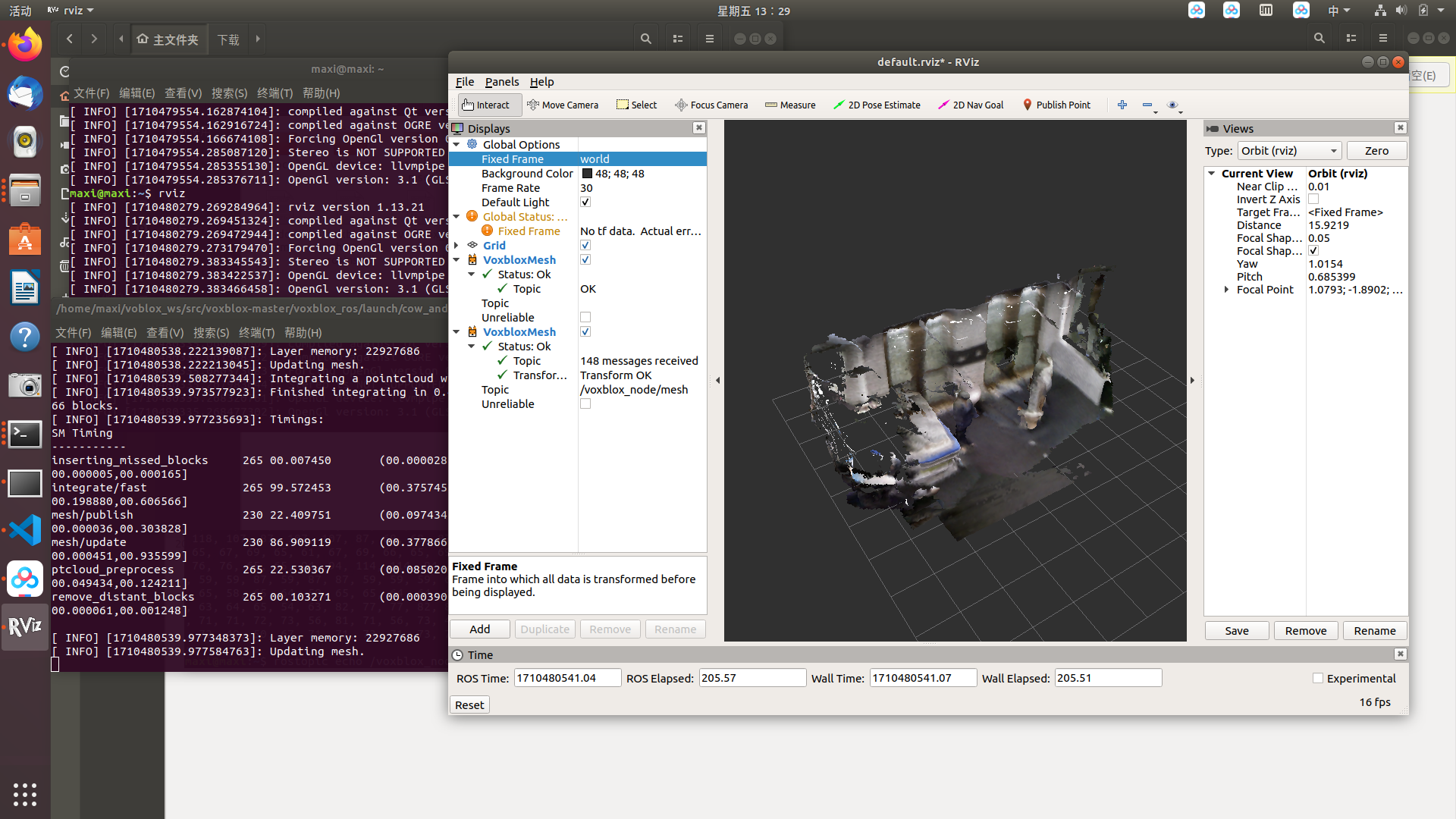 自己部署运行voxblox建图操作记录，voxblox可以基于位姿与点云进行TSDF ESDF mesh建图-CSDN博客