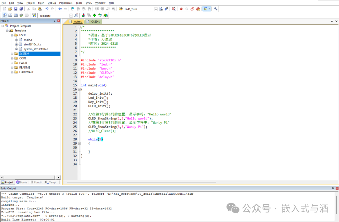 1、基于STM32F103C8T6的OLED屏显示及proteus仿真设计_stm32f103c8t6 protues-CSDN博客