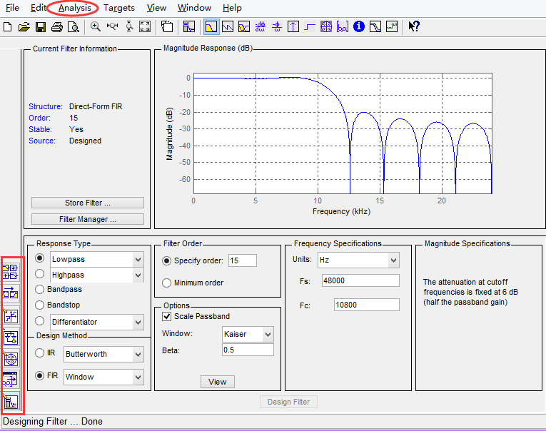fdatool的滤波器设计-CSDN博客
