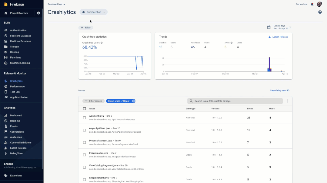 Firebase Crashlytics 近期更新 | 在 Android Studio 中更好地调试应用-CSDN博客