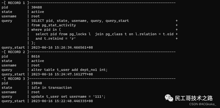 进阶数据库系列（八）：postgresql 锁机制pglocks Relation Csdn博客eoi 6956