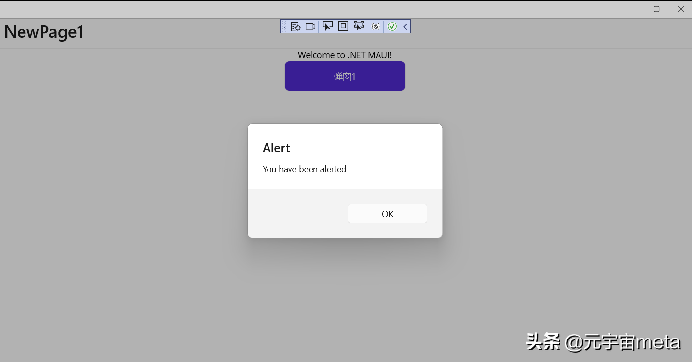 跨平台 MAUI 通讲系列三：各式弹窗，非常漂亮_maui displayalert-CSDN博客