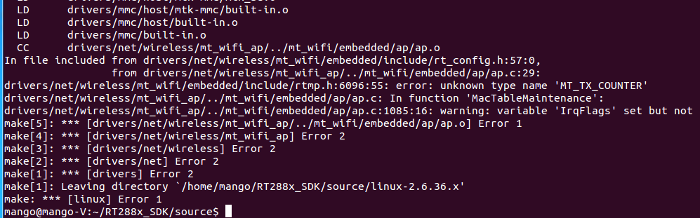 MT7628 7688 SDK编译中的坑以及增加wifi驱动_安装了zlib1g-dev 还是出现对‘unzclose’未定义的引用-CSDN博客