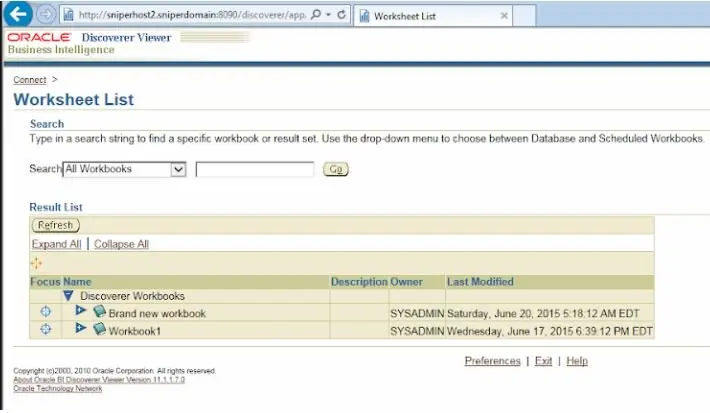 Oracle Discoverer 11.1.1.7安装以及与Oracle EBS R12.1.3的集成_oracle bi discoverer-CSDN博客