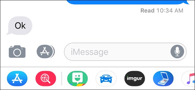 imessage_如何在iPhone的iMessage底部隐藏应用程序图标-CSDN博客