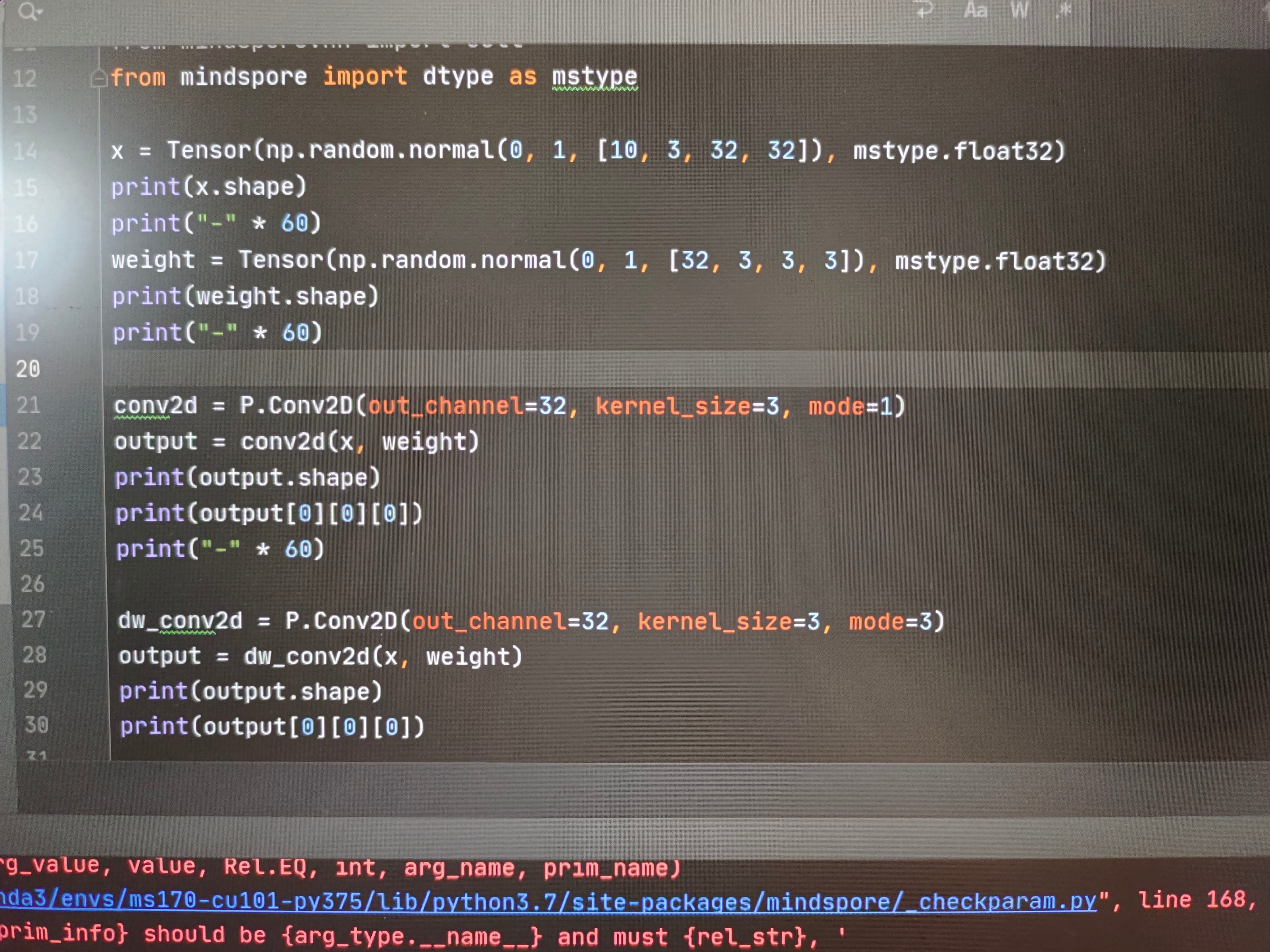 关于mindspore.ops.operation.Conv2d算子使用_mindspore conv2d 等价-CSDN博客